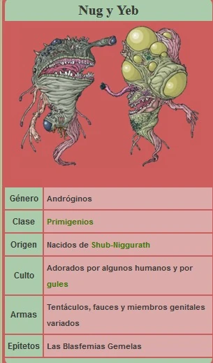 Nug y Yeb | Wiki El Bestiario | Fandom