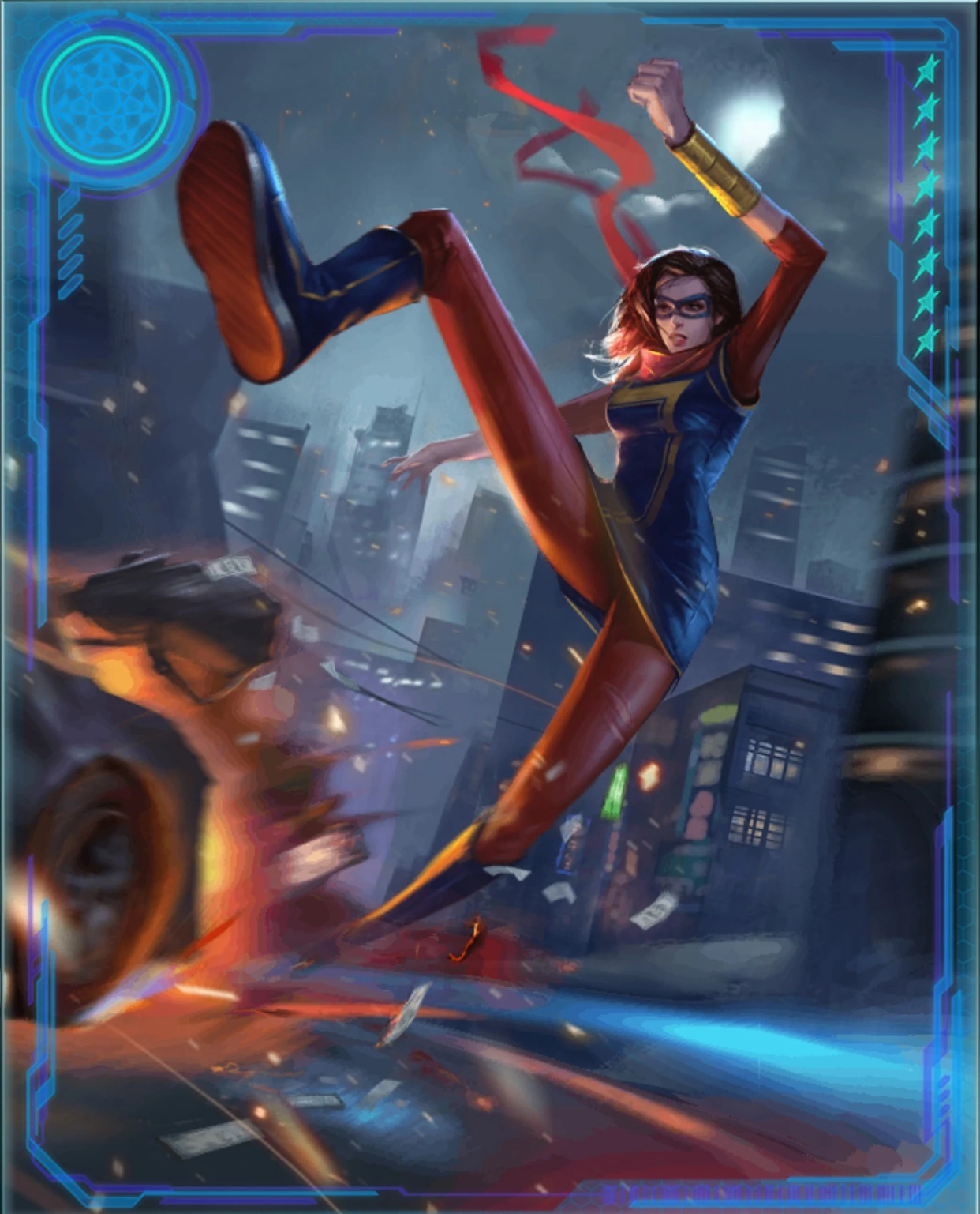 Image - KamalaKhanMs.Marvel8.jpg | Elastic Character Wiki | FANDOM ...