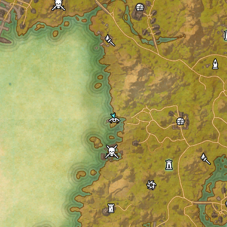 Image - Smuggler's Cove Map (Edited).png | Elder Scrolls | FANDOM ...