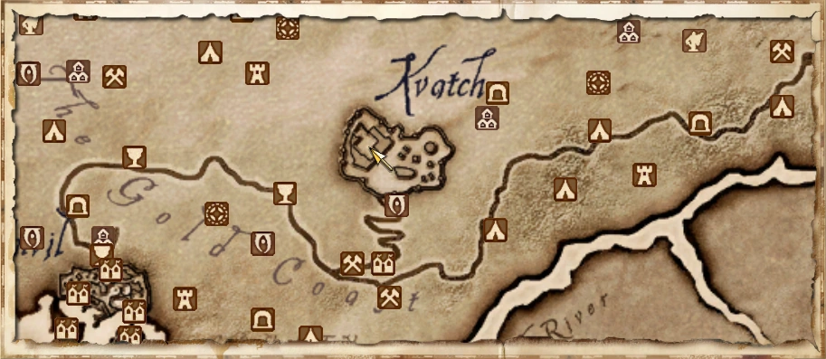 Image - Castle Kvatch map.png | Elder Scrolls | FANDOM powered by Wikia