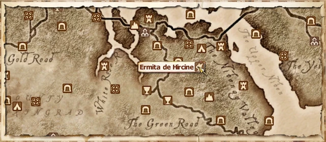 Imagen - Ermita Hircine Map.jpg | Elder Scrolls | FANDOM powered by Wikia
