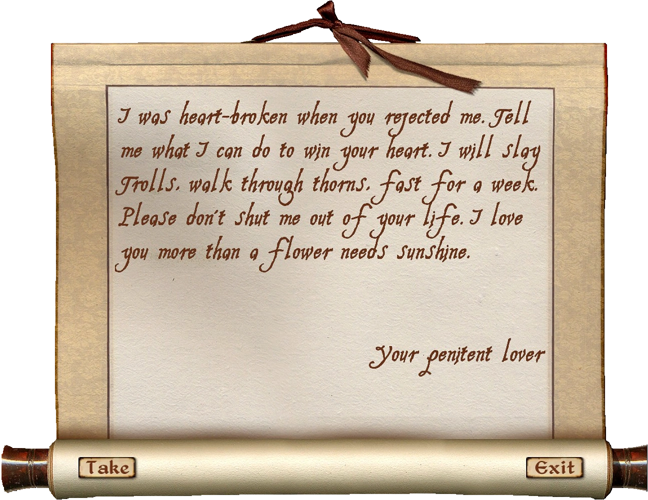 Letter (Oblivion) | Elder Scrolls | Fandom