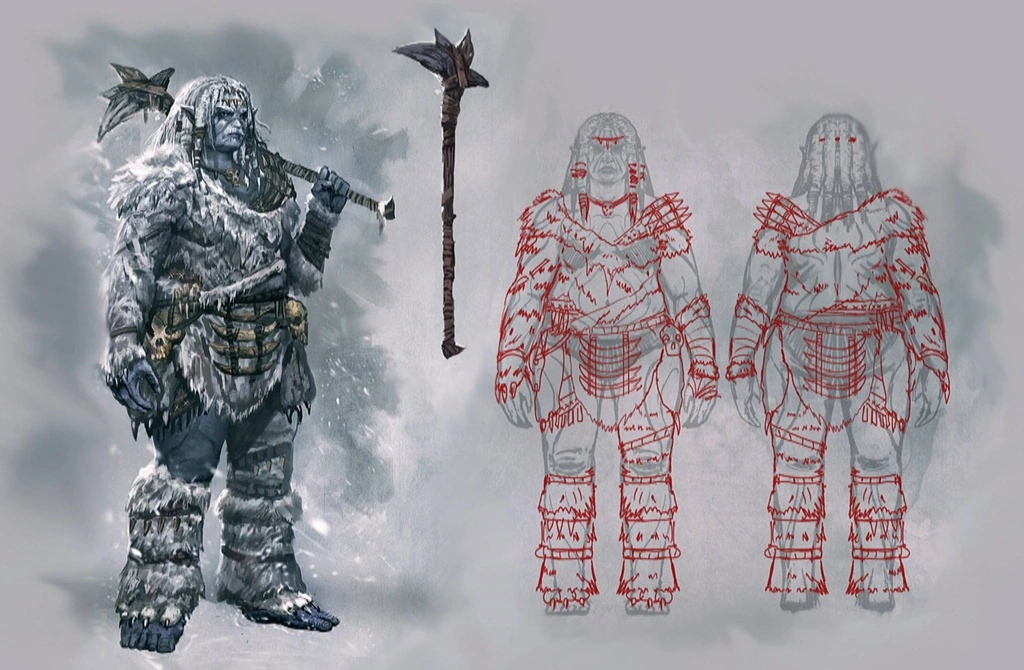 Image - Female Giant Concept Art.png | Elder Scrolls | FANDOM powered ...
