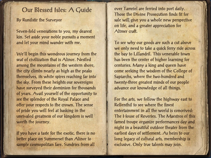Our Blessed Isles: A Guide | Elder Scrolls | FANDOM powered by Wikia