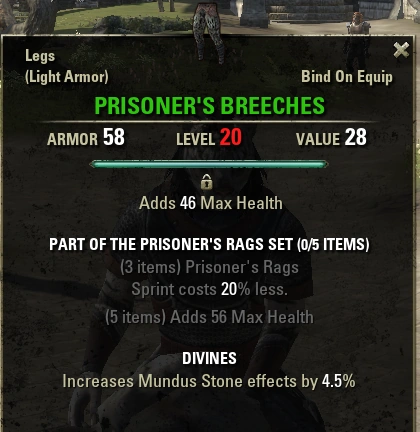 Prisoner's Rags | Elder Scrolls | Fandom