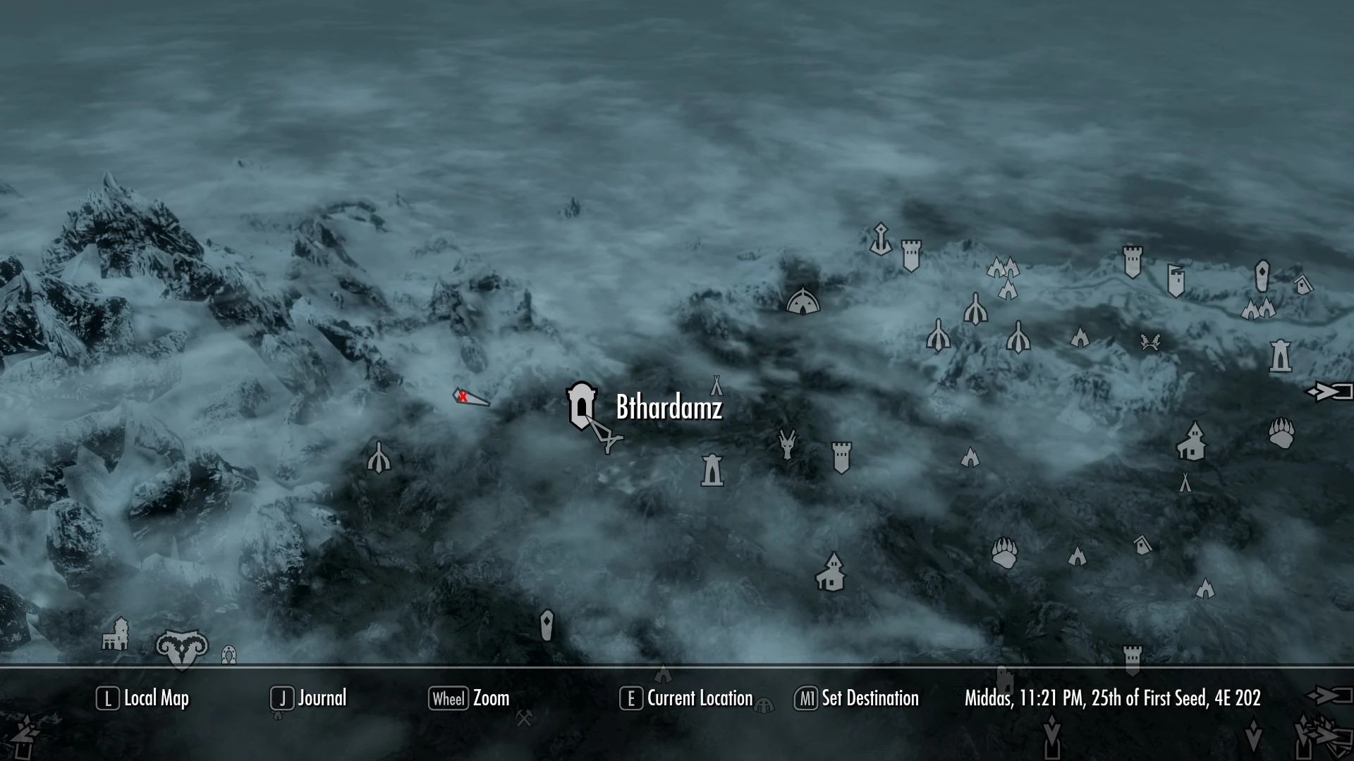 Image - Forsworn Camp Bthardamz Outskirts Map.jpg | Elder Scrolls ...