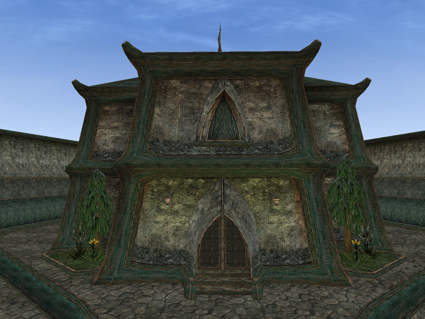 Image - Mournhold Craftsmen's Hall Exterior View.png | Elder Scrolls ...