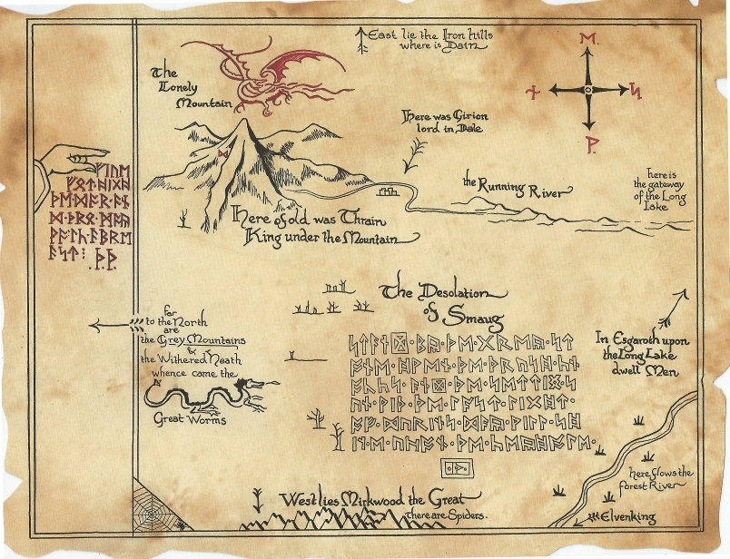 Mapa de Thrór | Tolkienpedia | Fandom