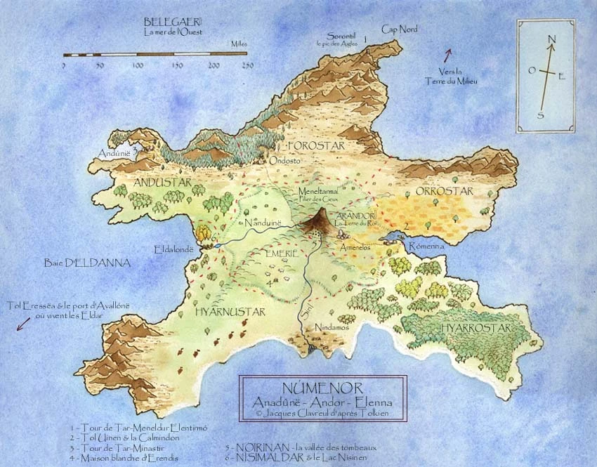 Imagen - Numenor-map.jpg | Tolkienpedia | FANDOM powered by Wikia