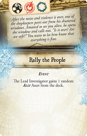 The different colors of mythos cards | Eldritch Horror