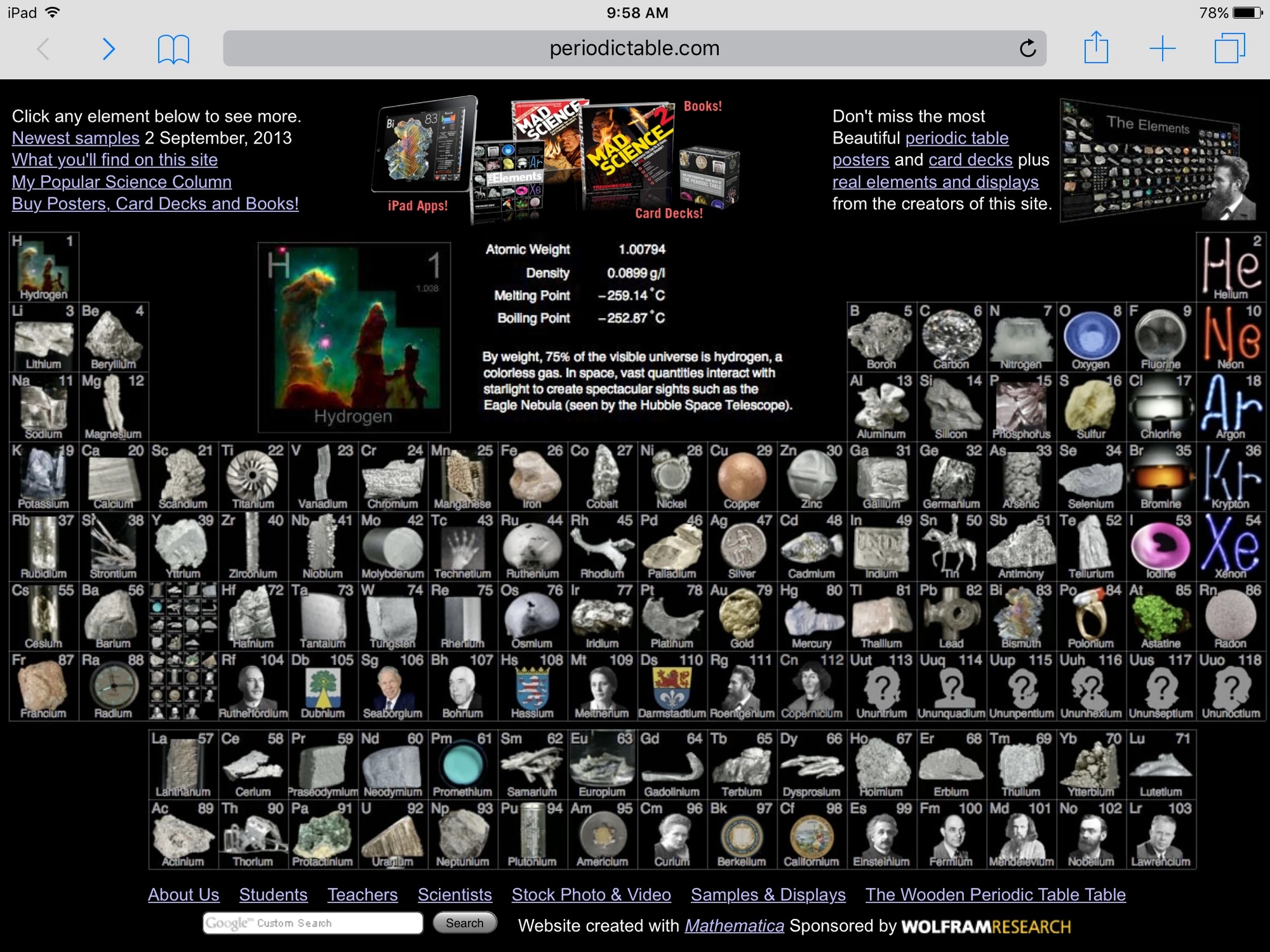 Periodic Table | Elements Wiki | FANDOM powered by Wikia