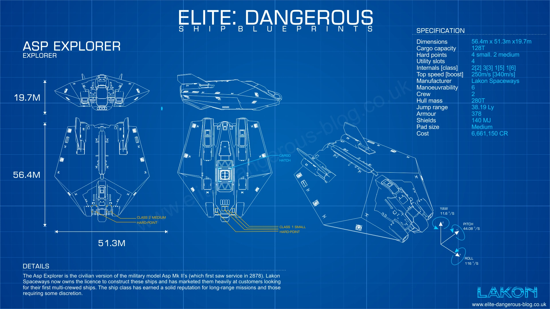 Изображение - Asp Explorer-blueprint.png | Elite Dangerous Wiki ...