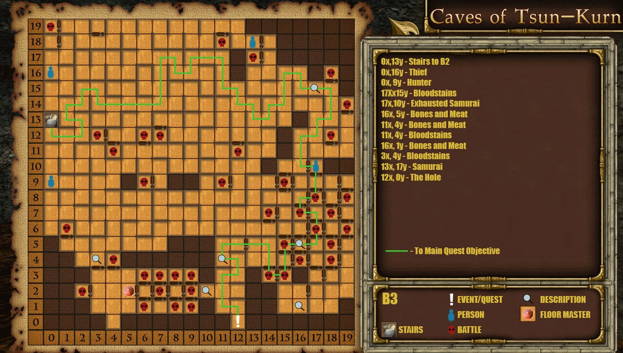 Caves of Tsun-Kurn | Elminage Gothic Wiki | Fandom