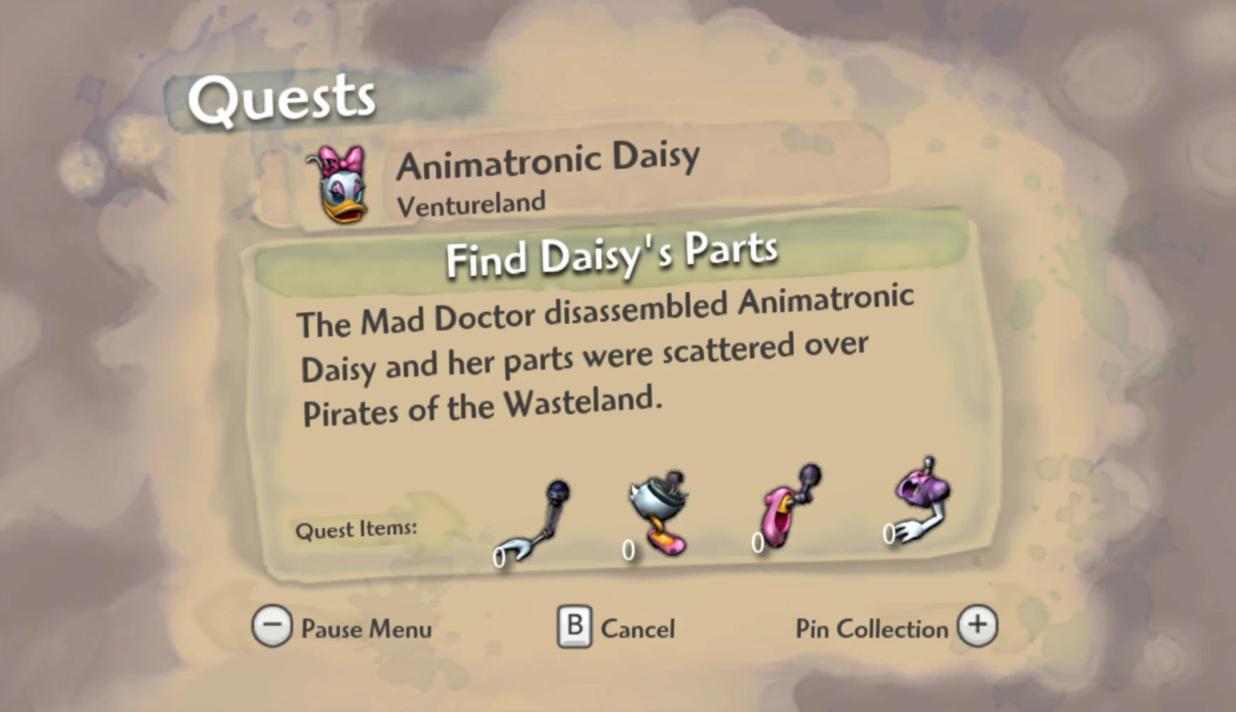 Find Daisy's Parts | Epic Mickey Wiki | Fandom