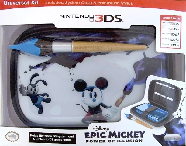 Epic Mickey System Case & Paintbrush Stylus | Epic Mickey Wiki | Fandom