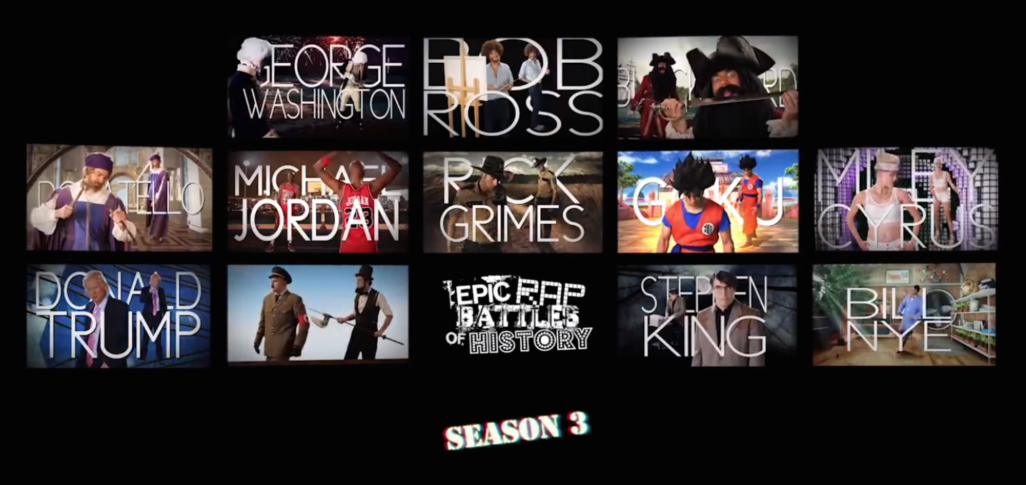 Season 3 | Epic Rap Battles of History Wiki | Fandom