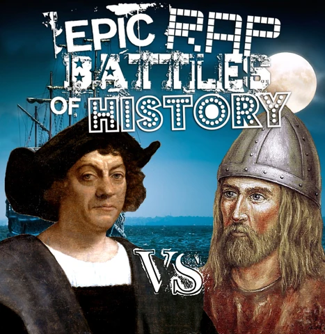 Image - Christopher Columbus vs Leif Erikson cover.png | Epic Rap ...