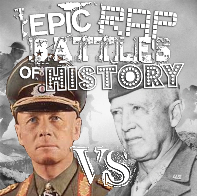 Image - Erwin Rommel vs George S Patton cover.png | Epic Rap Battles of ...