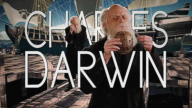 Image - Charles Darwin Title Card.gif | Epic Rap Battles of History ...