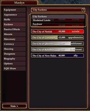Faction | EverQuest 2 Wiki | FANDOM powered by Wikia