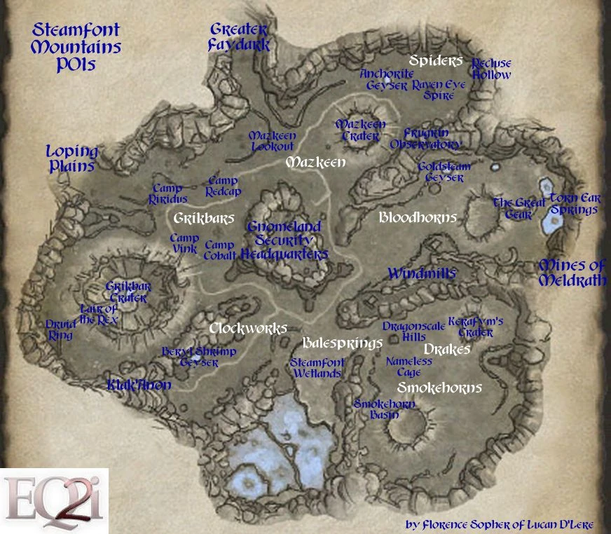 Everquest 2 Maps - fasrvital