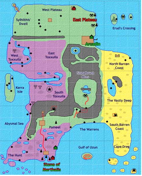 Map Of Odus Everquest Online Adventures Wiki Fandom Powered By Wikia