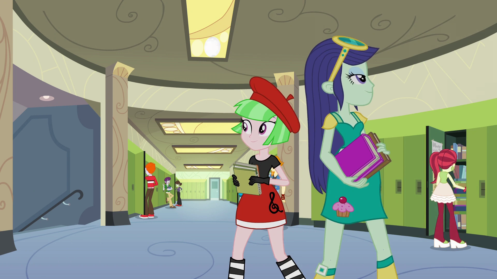 Image - Students walking through Canterlot High EG.png | My Little Pony ...