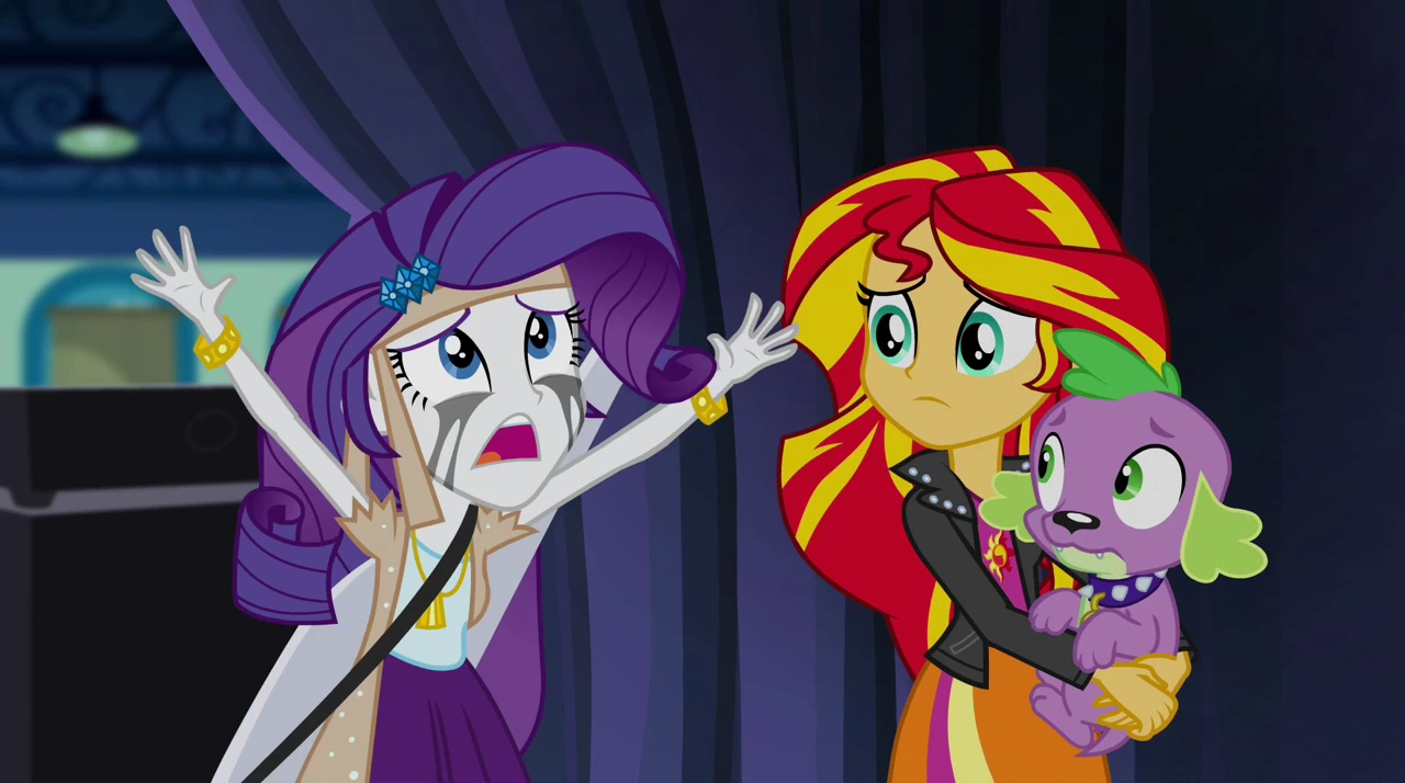 Image - Rarity runs backstage crying EG2.png | My Little Pony Equestria ...