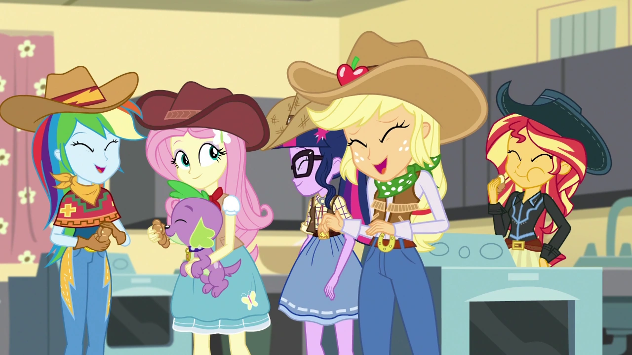 Image - Applejack laughing embarrassed EGS1.png | My Little Pony ...