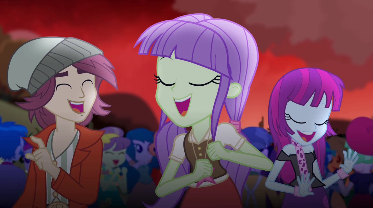 Image - Audience singing and dancing along EG2.png | My Little Pony ...