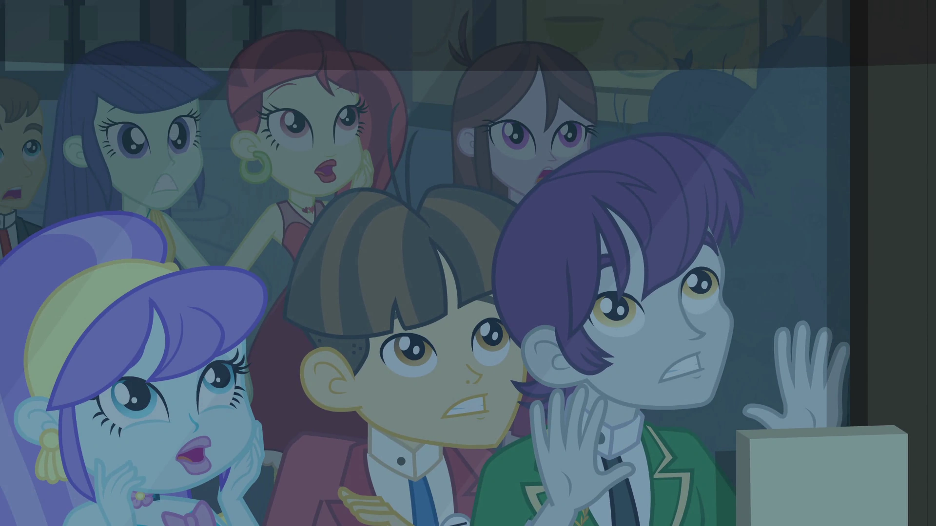 Image - Canterlot High students frightened EG.png | My Little Pony ...