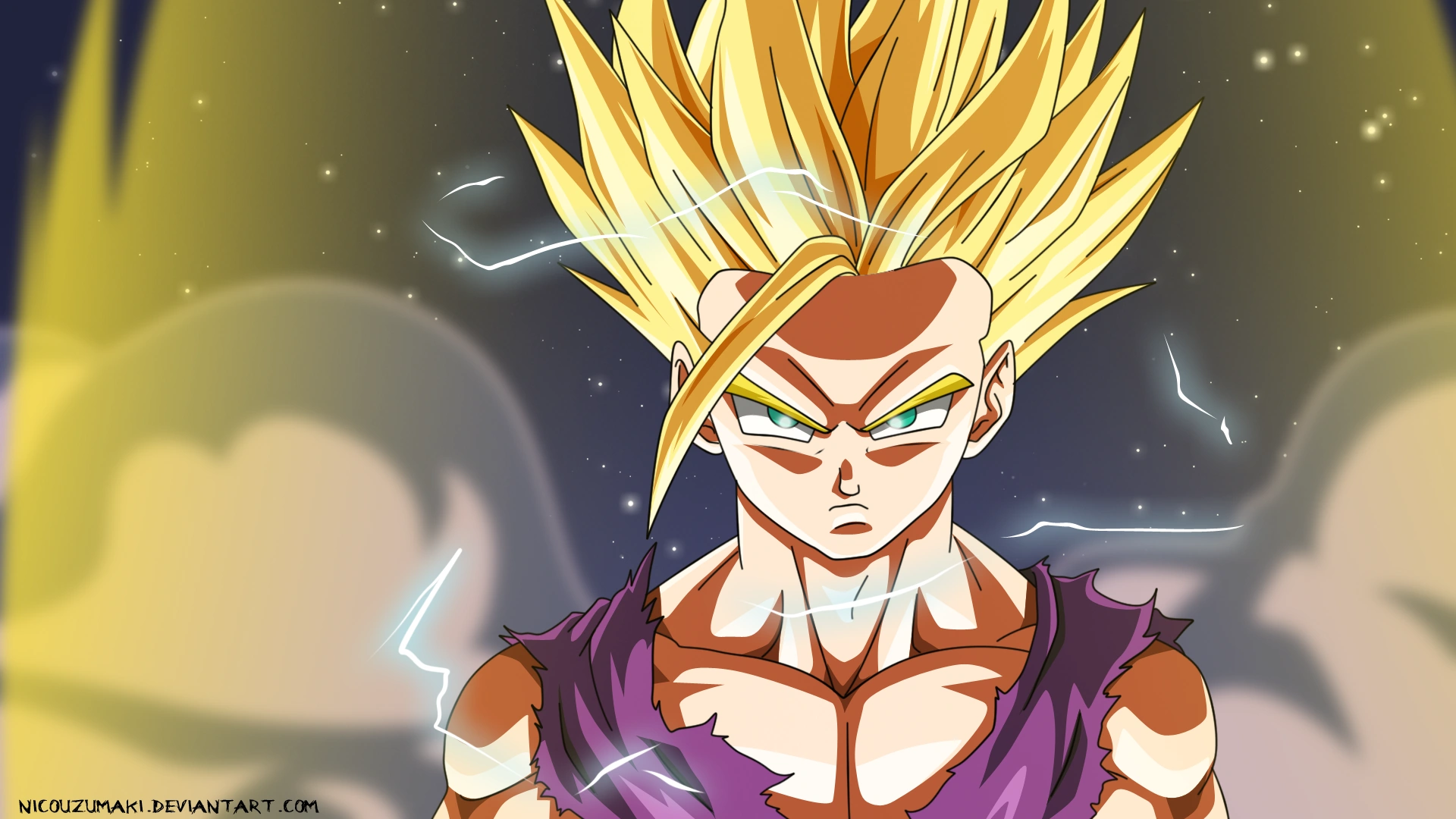 Imagen - Gohan ssj 2 by nicouzumaki-d6ge1o5.png | Grand Theft ...