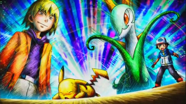 Imagen - EP765 Ash y Pikachu VS Trip y Serperior.png | WikiDex | FANDOM ...
