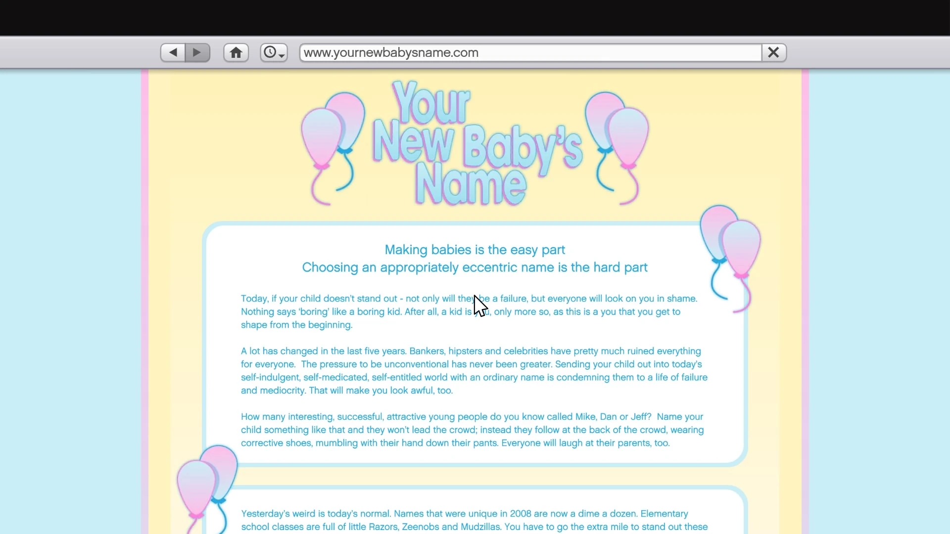 Yournewbabysname.com | Grand Theft Encyclopedia | Fandom