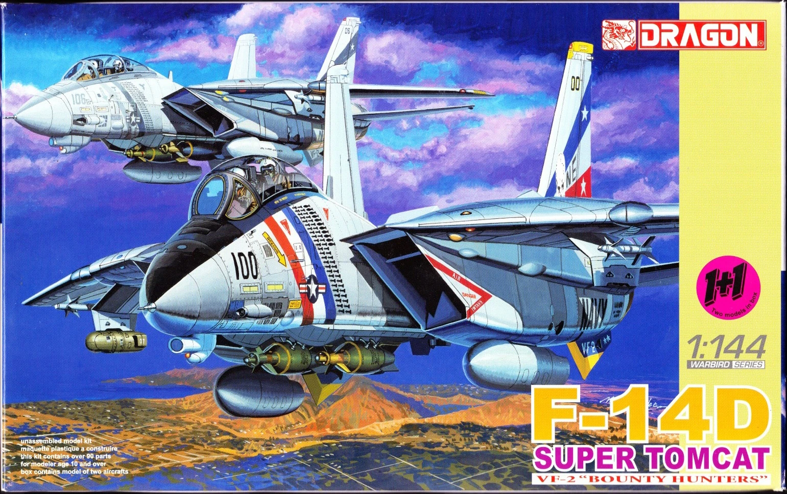 Dragon Models 1/144 Grumman F-14 Tomcat | Encyclopedia of Scale Models ...