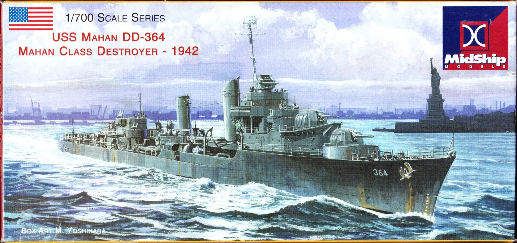 Midship Models 1/700 MPK709 USS Mahan DD-364 1942 | Encyclopedia of ...