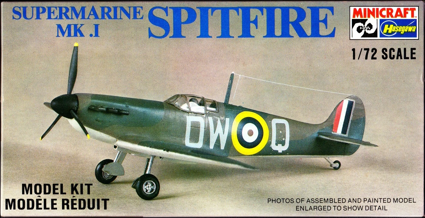 Minicraft/Hasegawa 1/72 1099 Supermarine Spitfire Mk.I | Encyclopedia ...