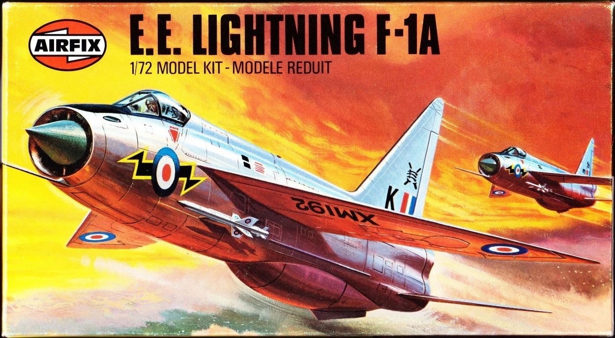 Airfix 1/72 02010 E.E. Lightning F.1A | Encyclopedia of Scale Models ...