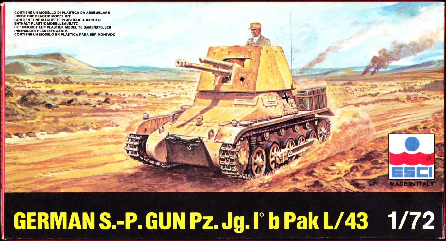 ESCI 1/72 8046 Pz.Jg.I B Pak L/43 | Encyclopedia of Scale Models Wiki ...