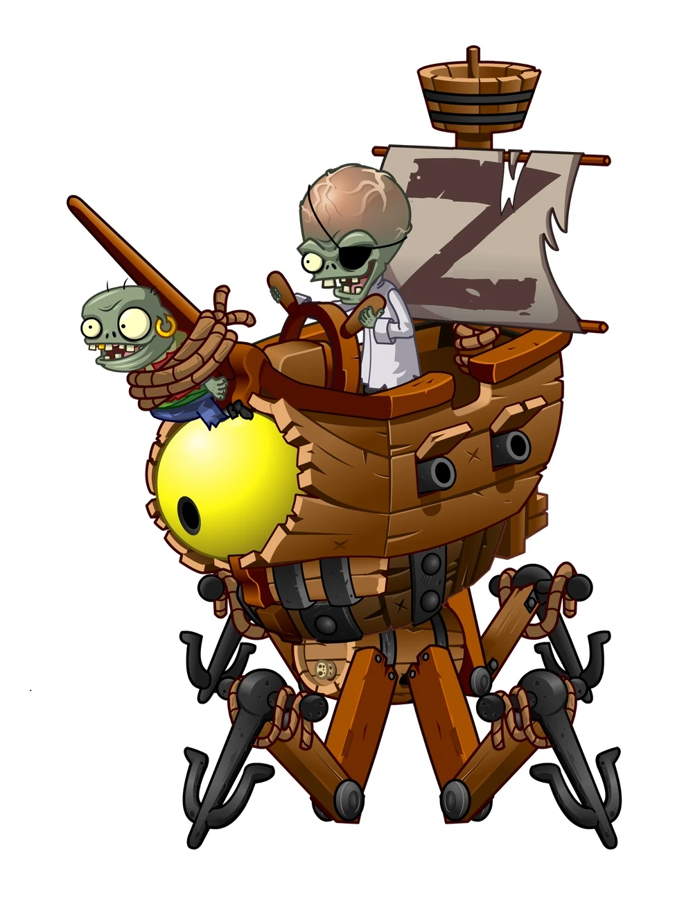 Zombot Plank Walker | The Evil Wiki | Fandom