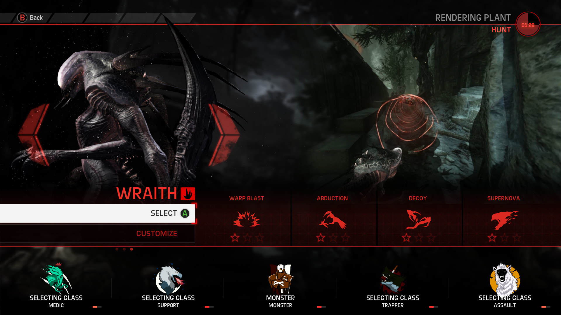 Image 2k Evolve Wraith Characterselect Evolve Wiki Fandom