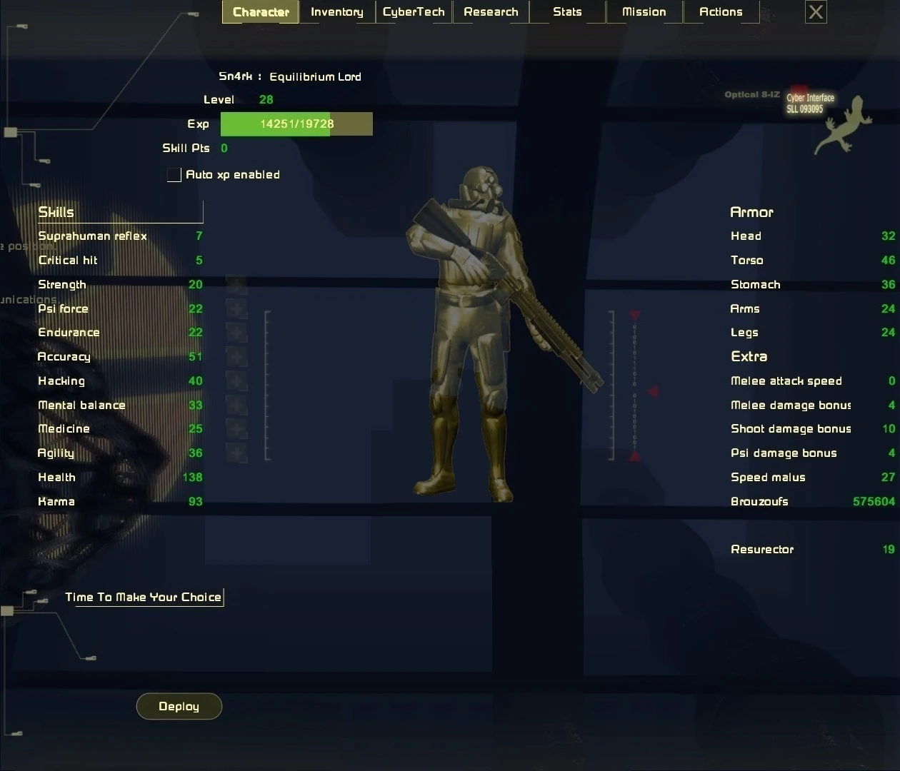 Character | E.Y.E: Divine Cybermancy Wiki | Fandom