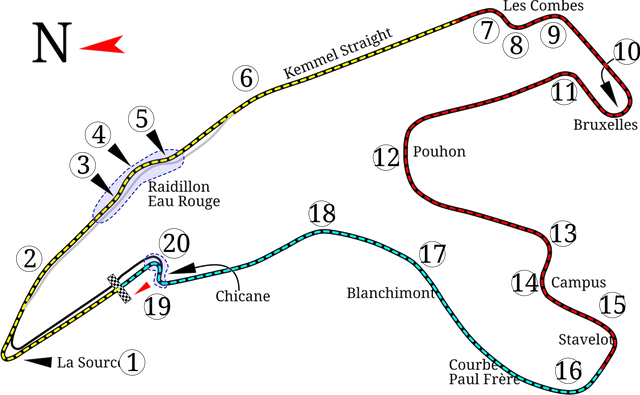 File:Track map of Spa-Francorchamps in Belgium.svg | The Formula 1 Wiki ...