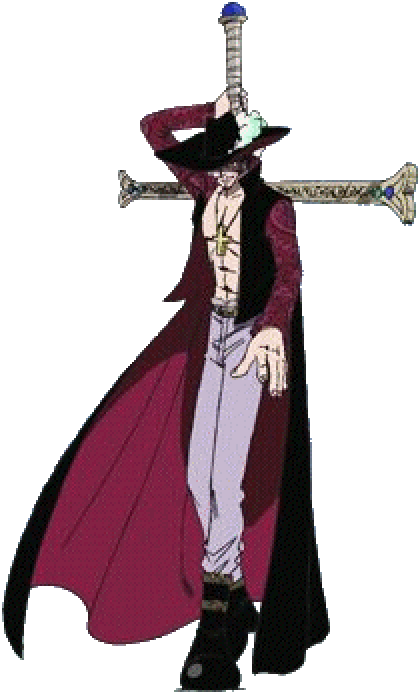 Image - Mihawk Dracule Anime Full Body.png | Fairy One Piece Tail Wiki ...