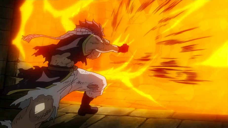 Image - Natsu uses Fire Dragon's Grip Strike.png | Fairy Tail Wiki ...