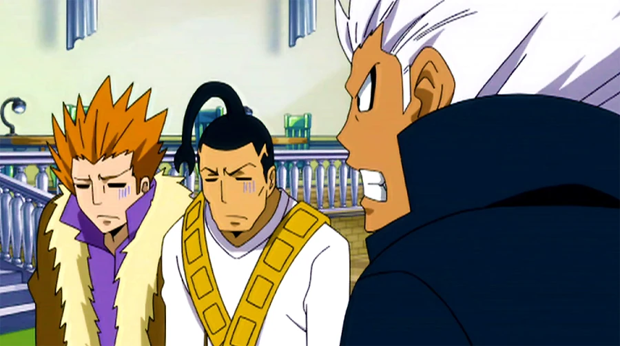 Image - Jet and Droy are reprimanded by Elfman.jpg | Fairy Tail Wiki ...