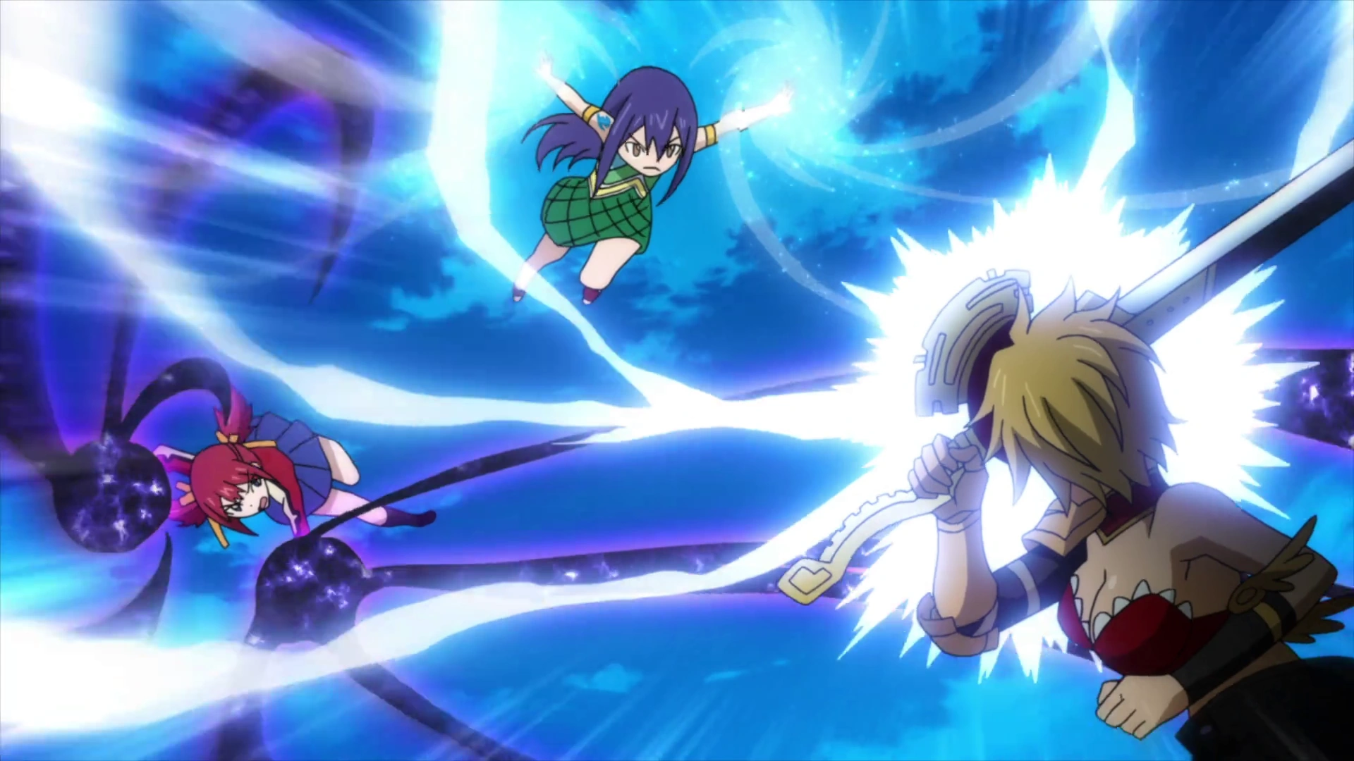 Wendy Marvell & Sherria Blendy vs. Dimaria Yesta | Fairy Tail Wiki | Fandom