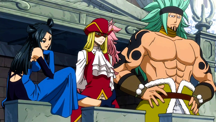 Image - Team Sabertooth watches the match.png | Fairy Tail Wiki ...
