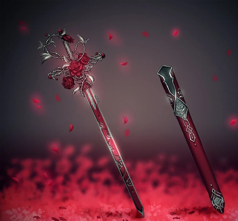 Image - Commission sword design rose blade by kodamacreative-d826goh ...