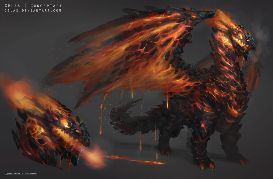 Image - Lava dragon by cglas-d87lfql.jpg | Fairy Tail Fanon Wiki ...